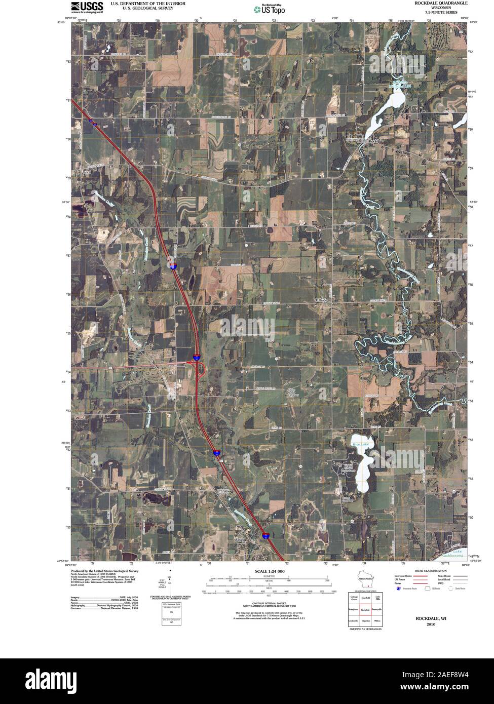 Rockdale map hi-res stock photography and images - Alamy