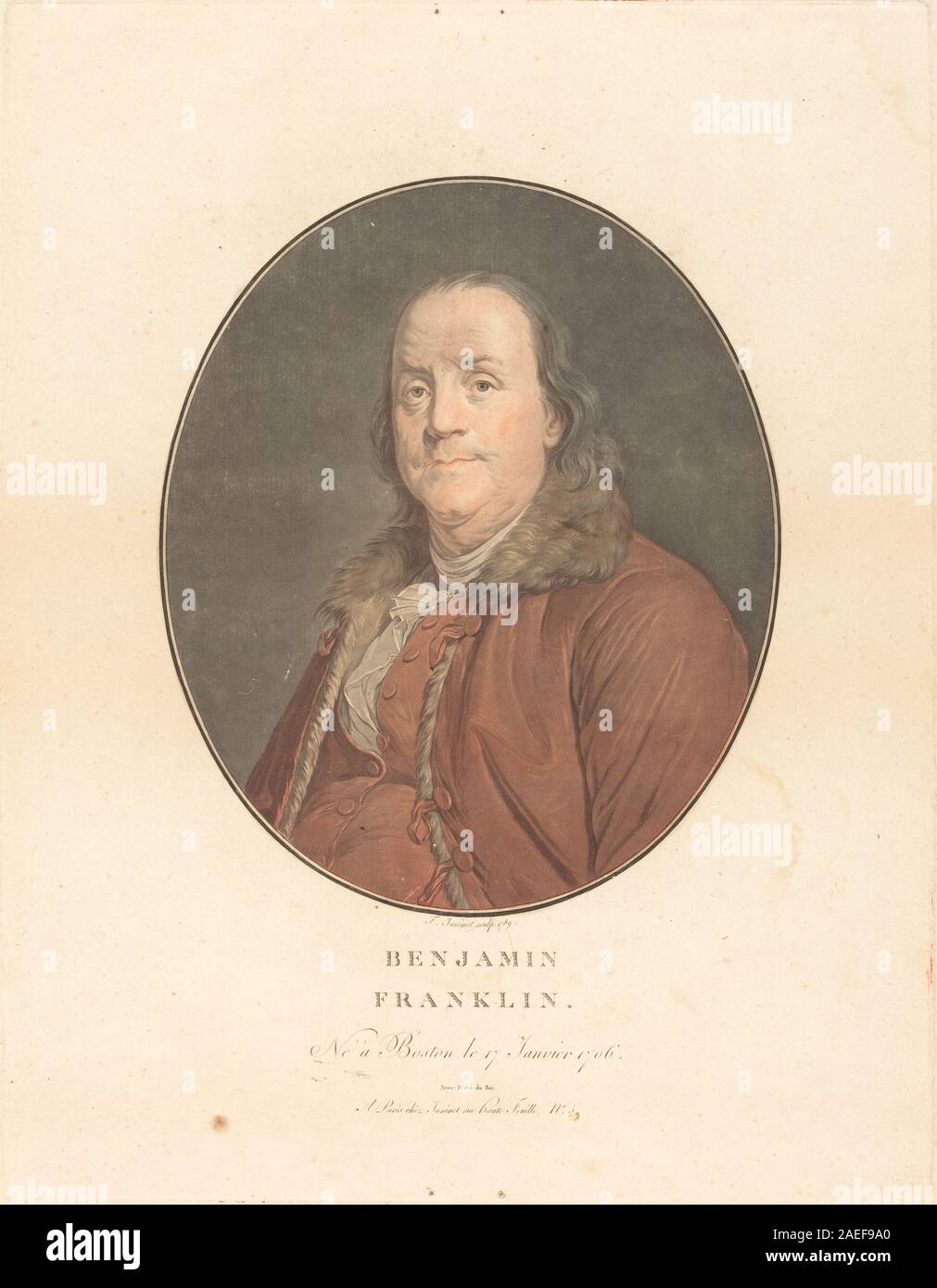 Jean-François Janinet and Joseph Siffred Duplessis, Benjamin Franklin ...