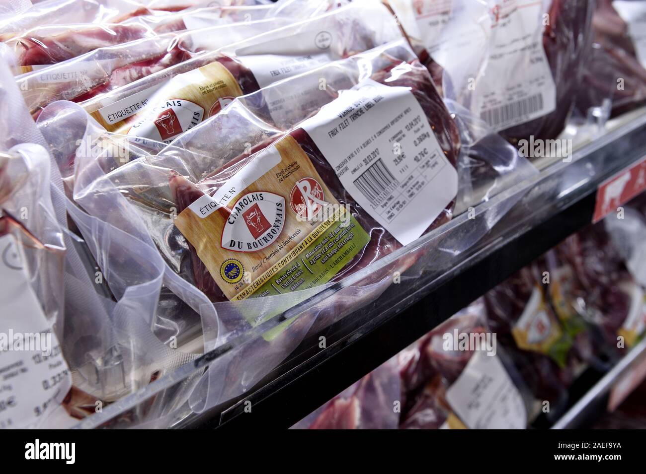 Beef Meat restaurant - Paris - France Stock Photo - Alamy