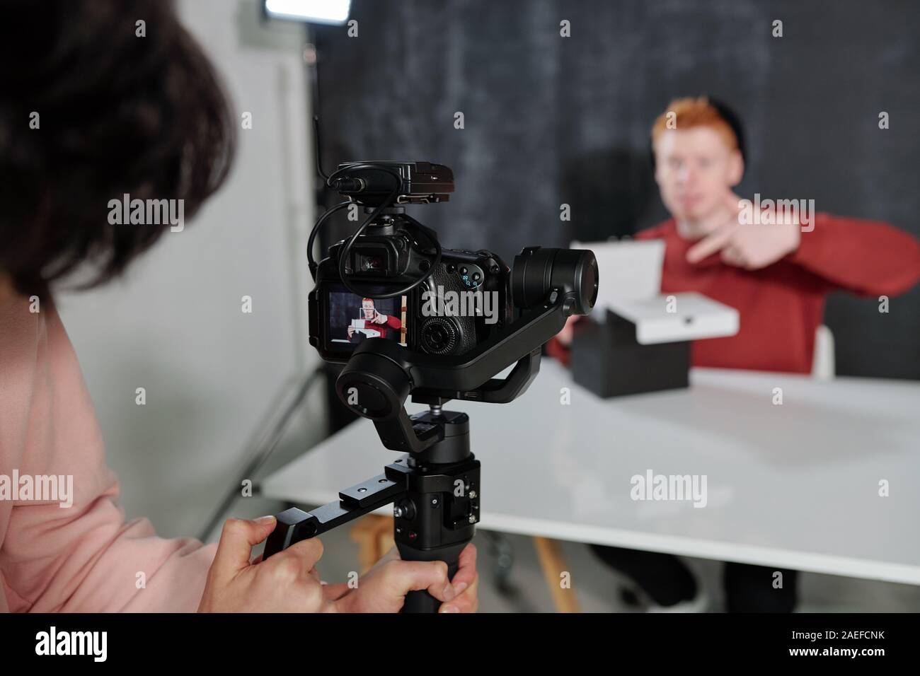 Filming equipment hi-res stock photography and images - Alamy