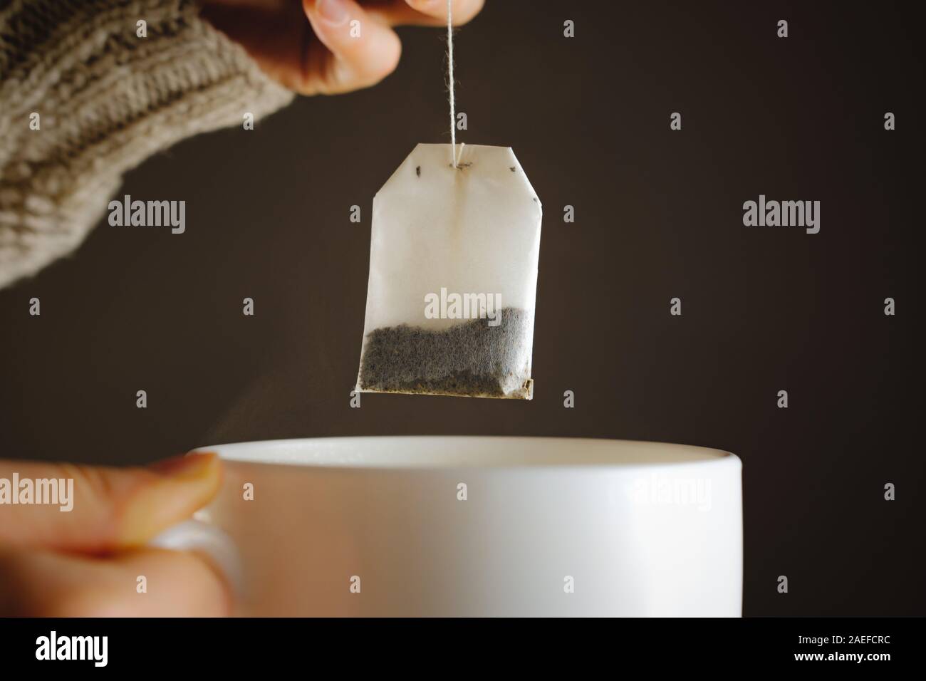 Steaming tea cup realistic steam hi-res stock photography and images ...