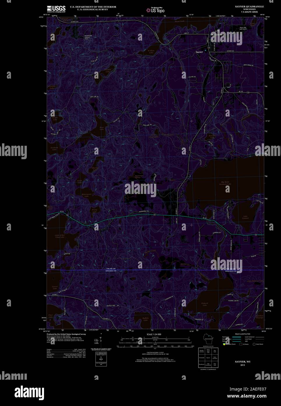 Map of sayner hi-res stock photography and images - Alamy