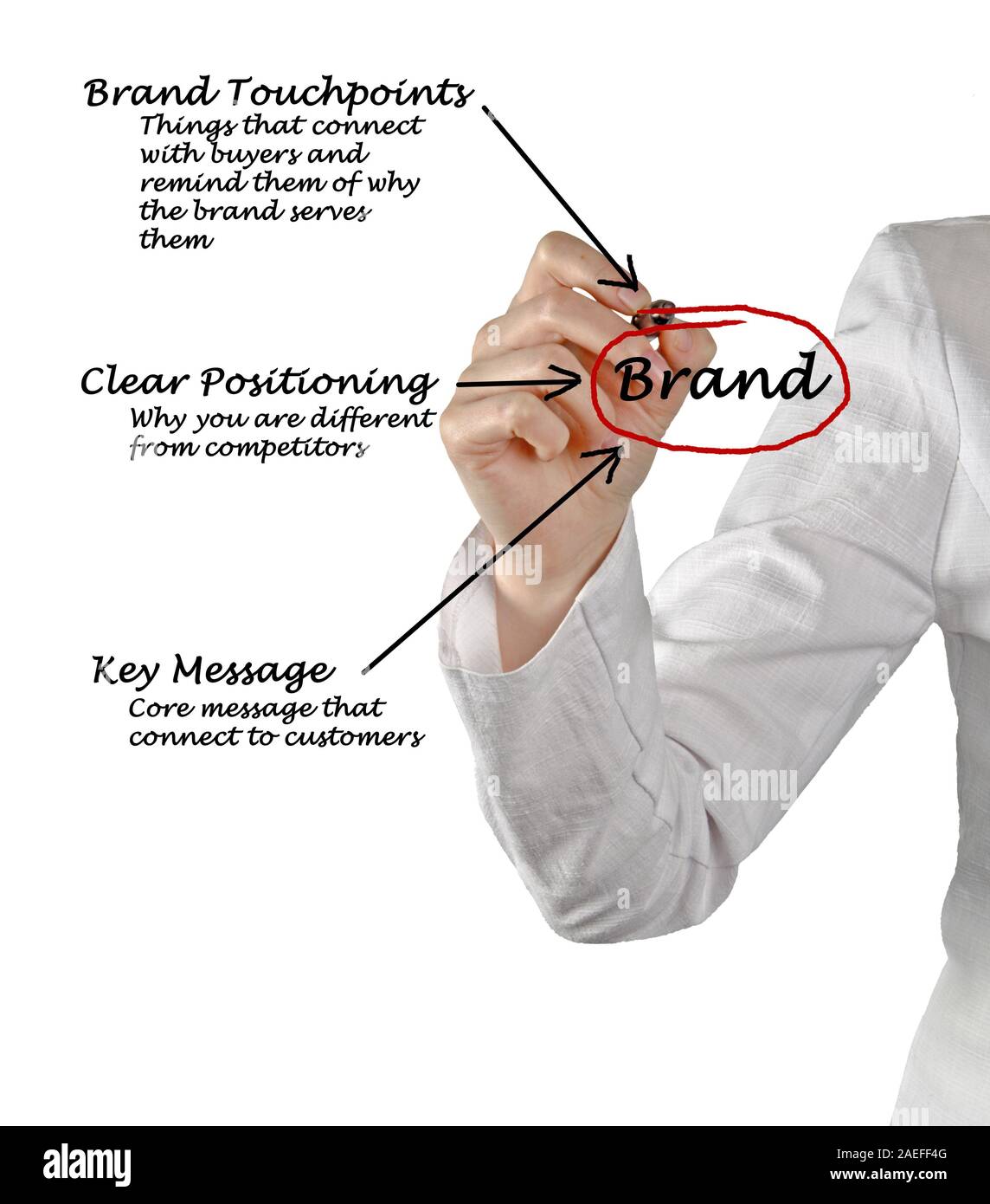 Diagram of brand Stock Photo - Alamy