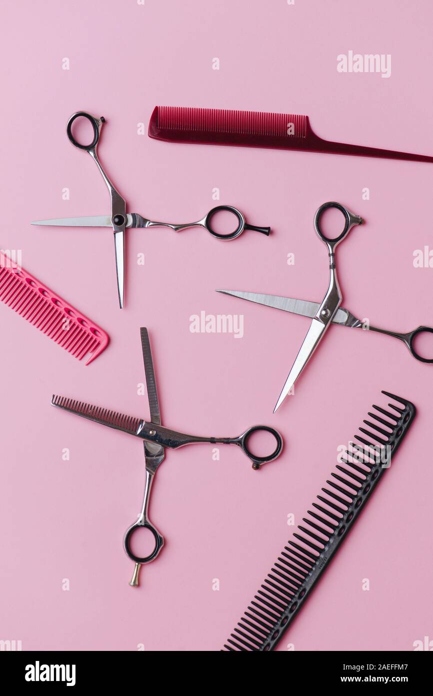 Three pairs of scissors hi-res stock photography and images - Alamy