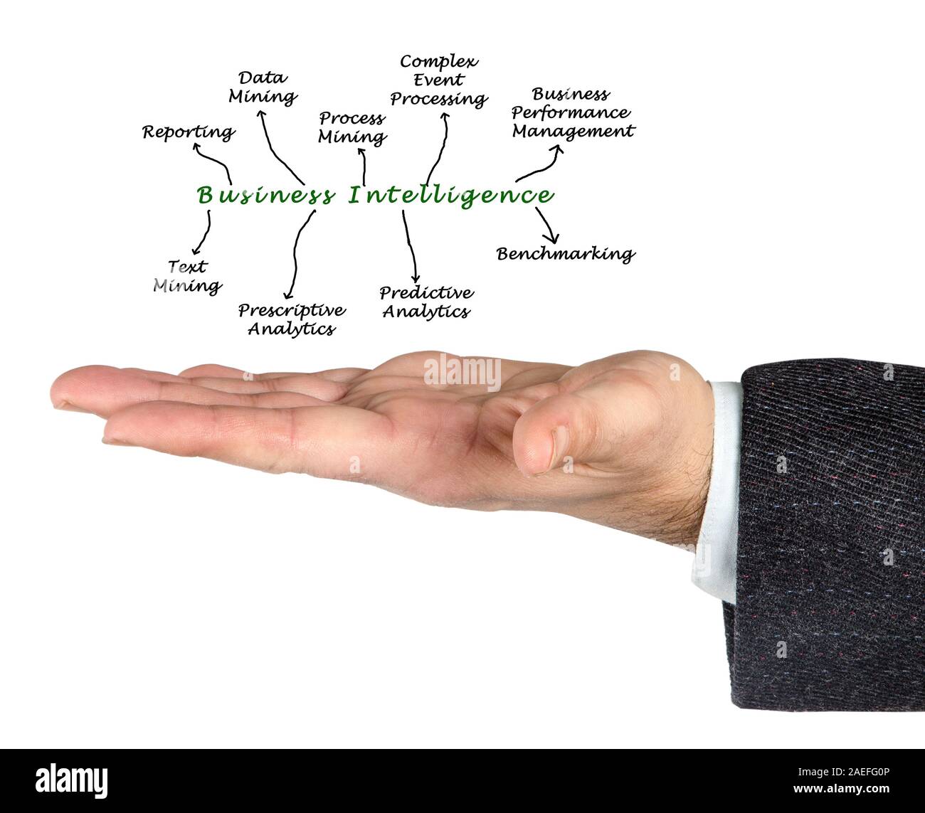 Diagram of business intelligence Stock Photo - Alamy