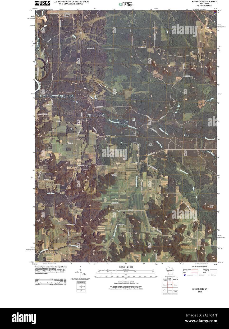 Map of shamrock Cut Out Stock Images & Pictures - Alamy