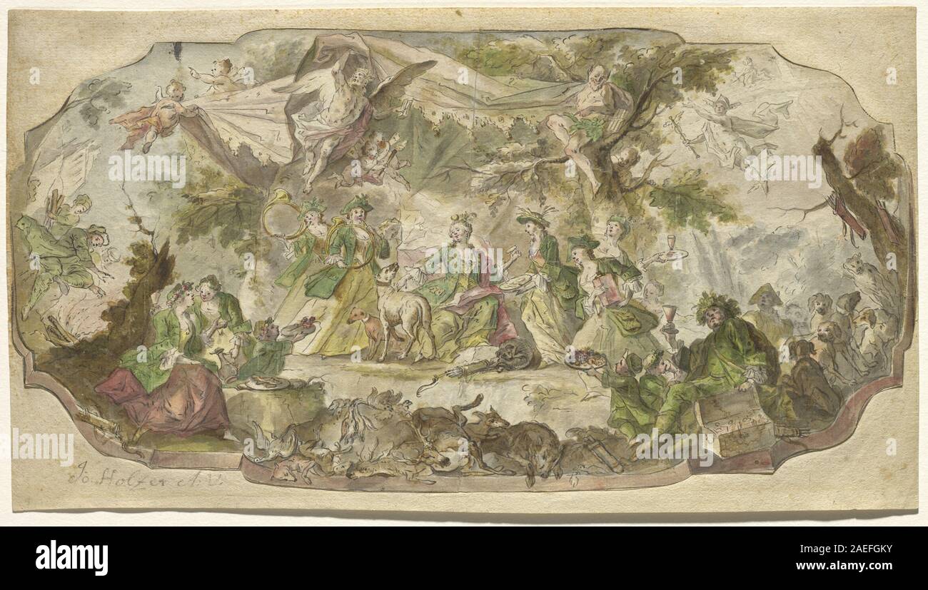 Johann Baptist Enderle’s 1775-1780 painting 'Diana Resting after the ...