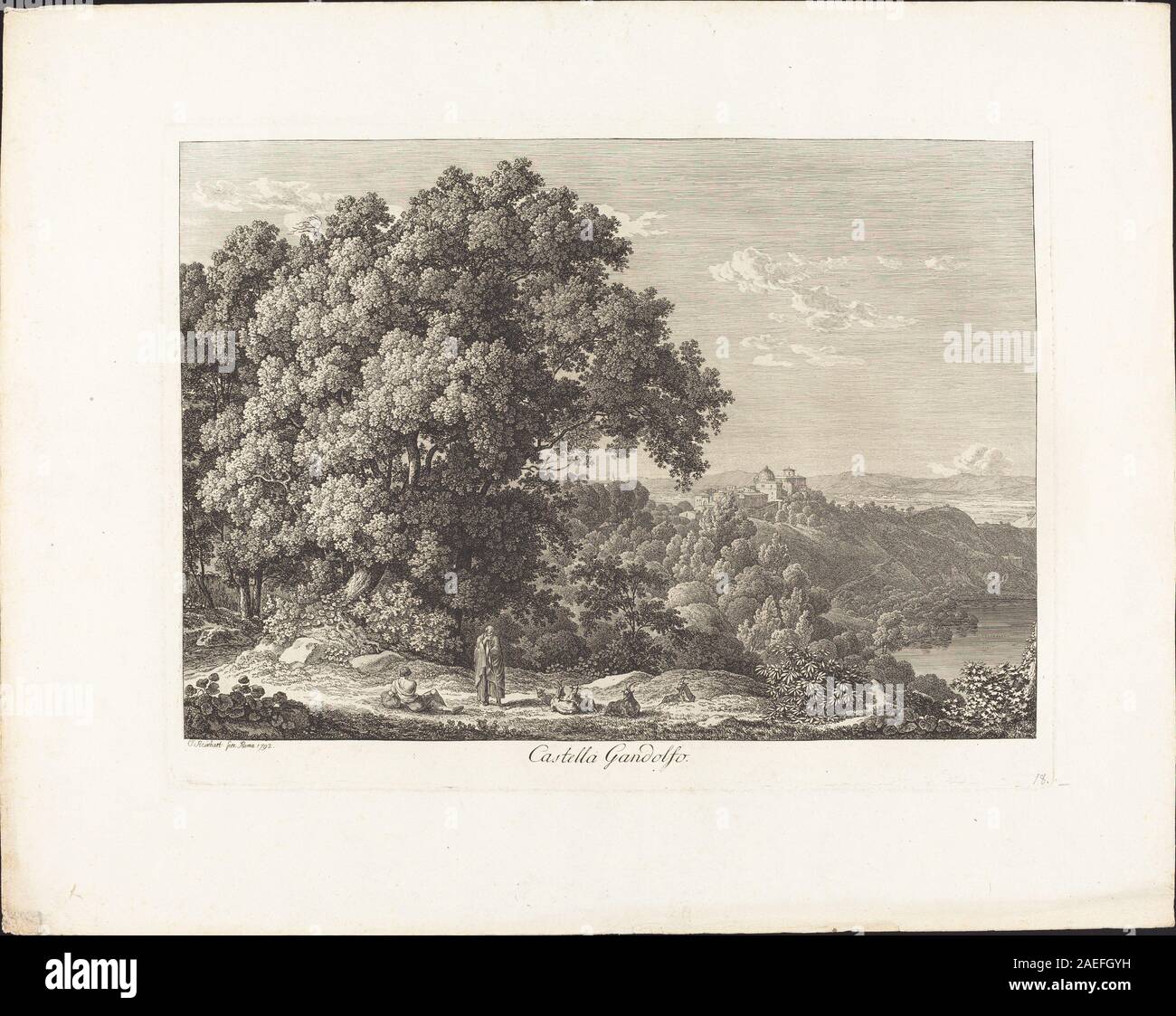 Artist johann christian reinhart hi-res stock photography and images ...