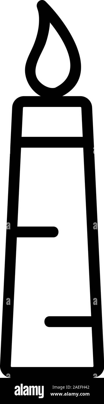 gas torch icon vector. Isolated contour symbol illustration Stock ...