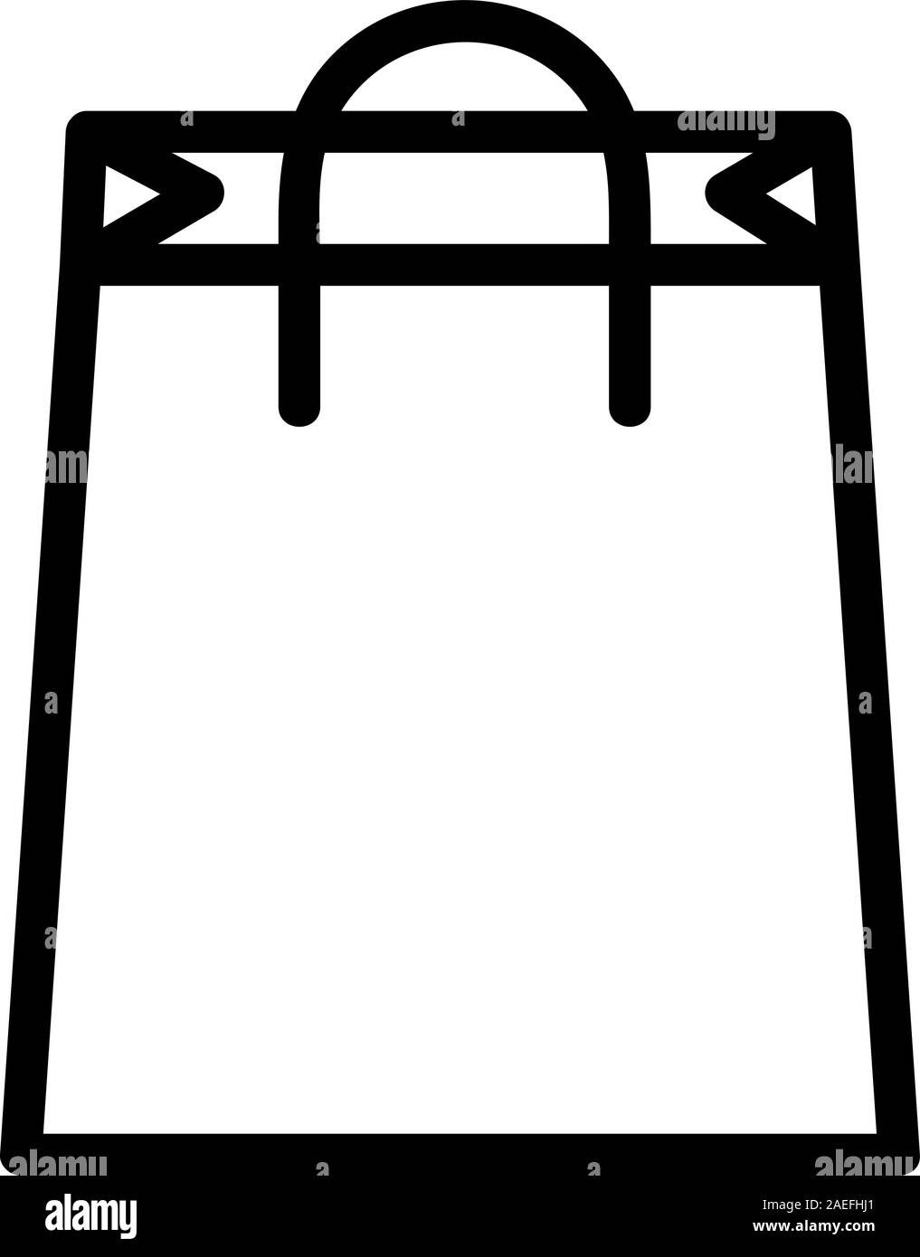 paper pack icon vector. Isolated contour symbol illustration Stock ...