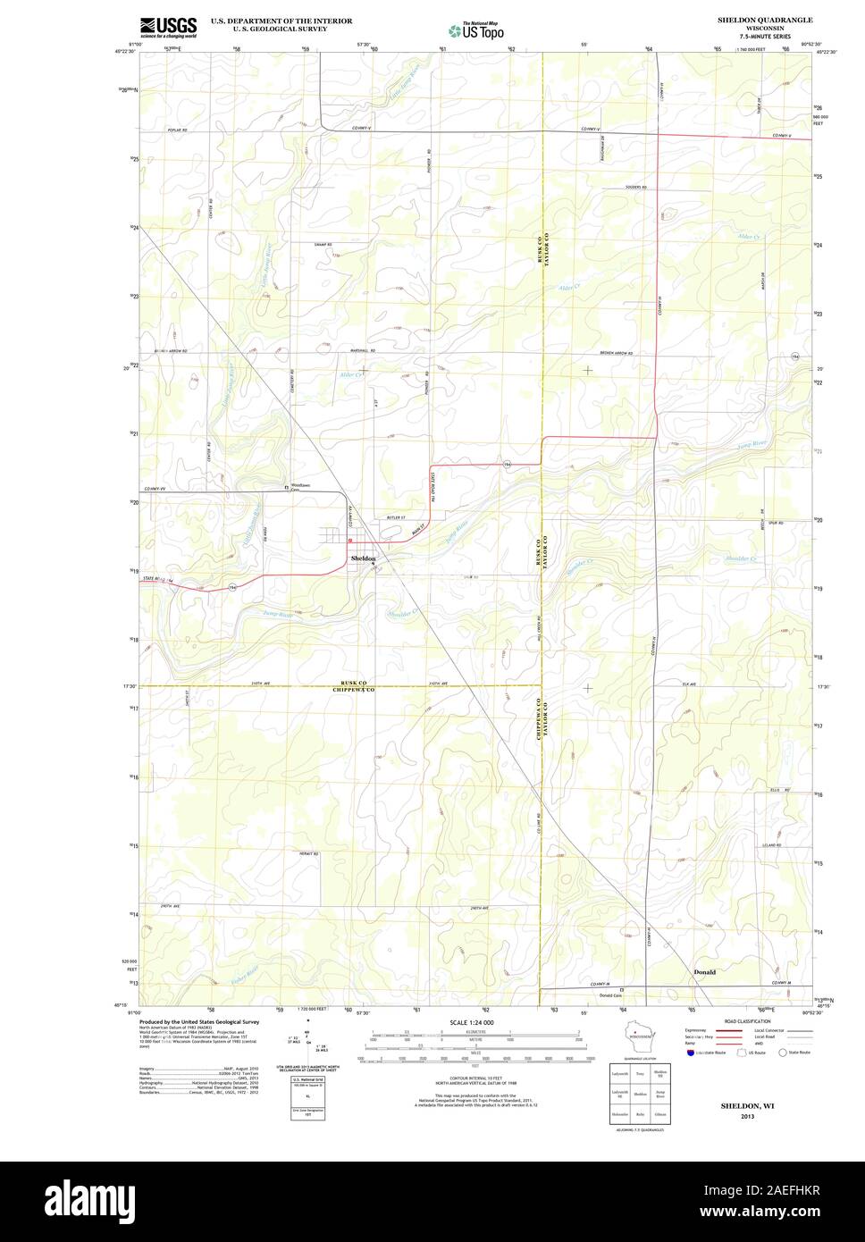 Sheldon map Cut Out Stock Images & Pictures - Alamy