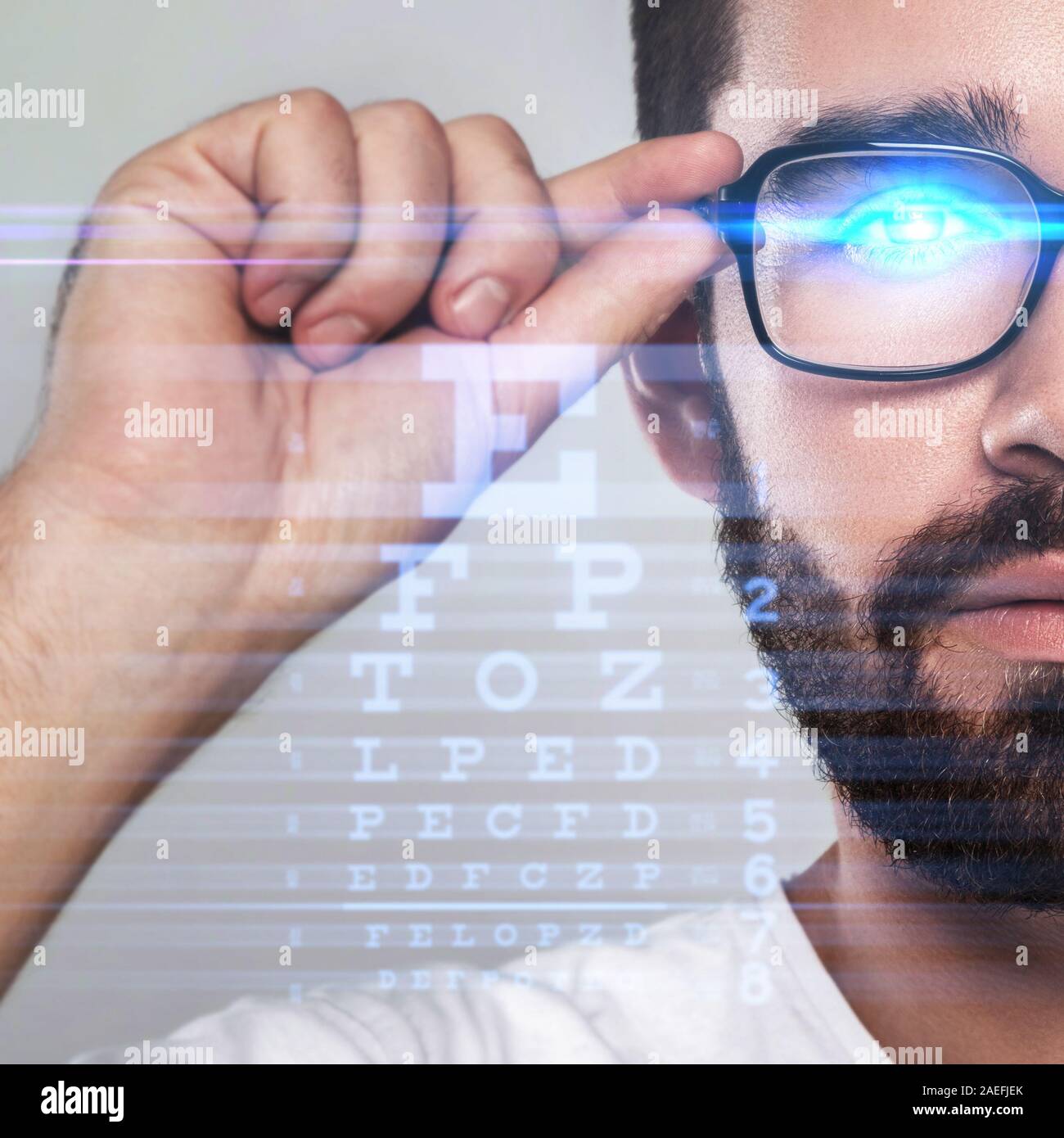 Laser vision correction Stock Photo - Alamy