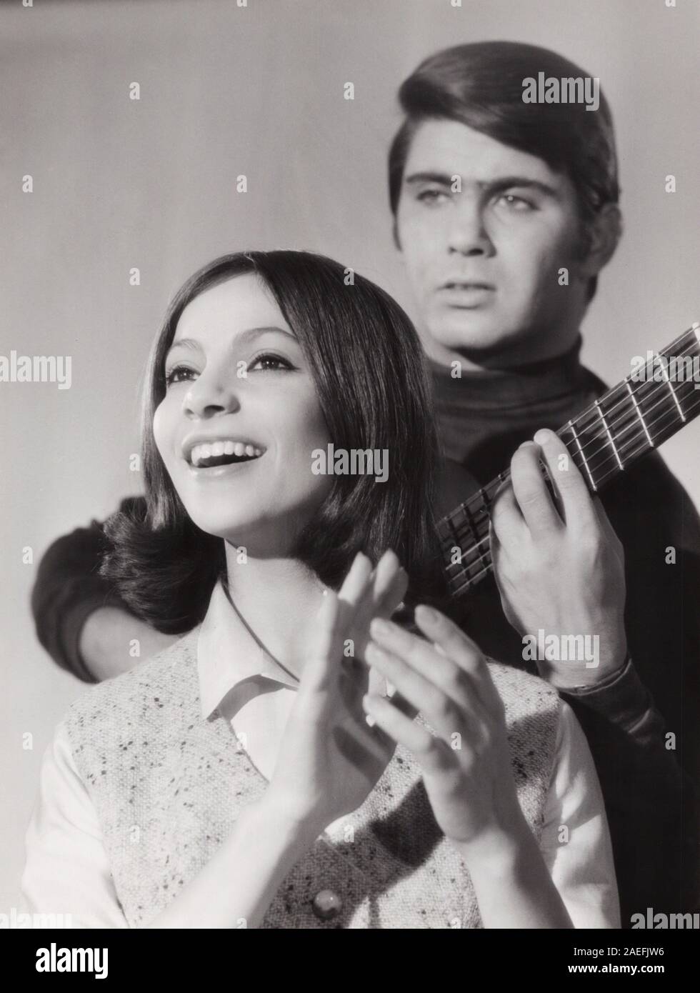 Esther und Abi Ofarim, Gesangsduo aus Israel, Deutschland um 1968 ...