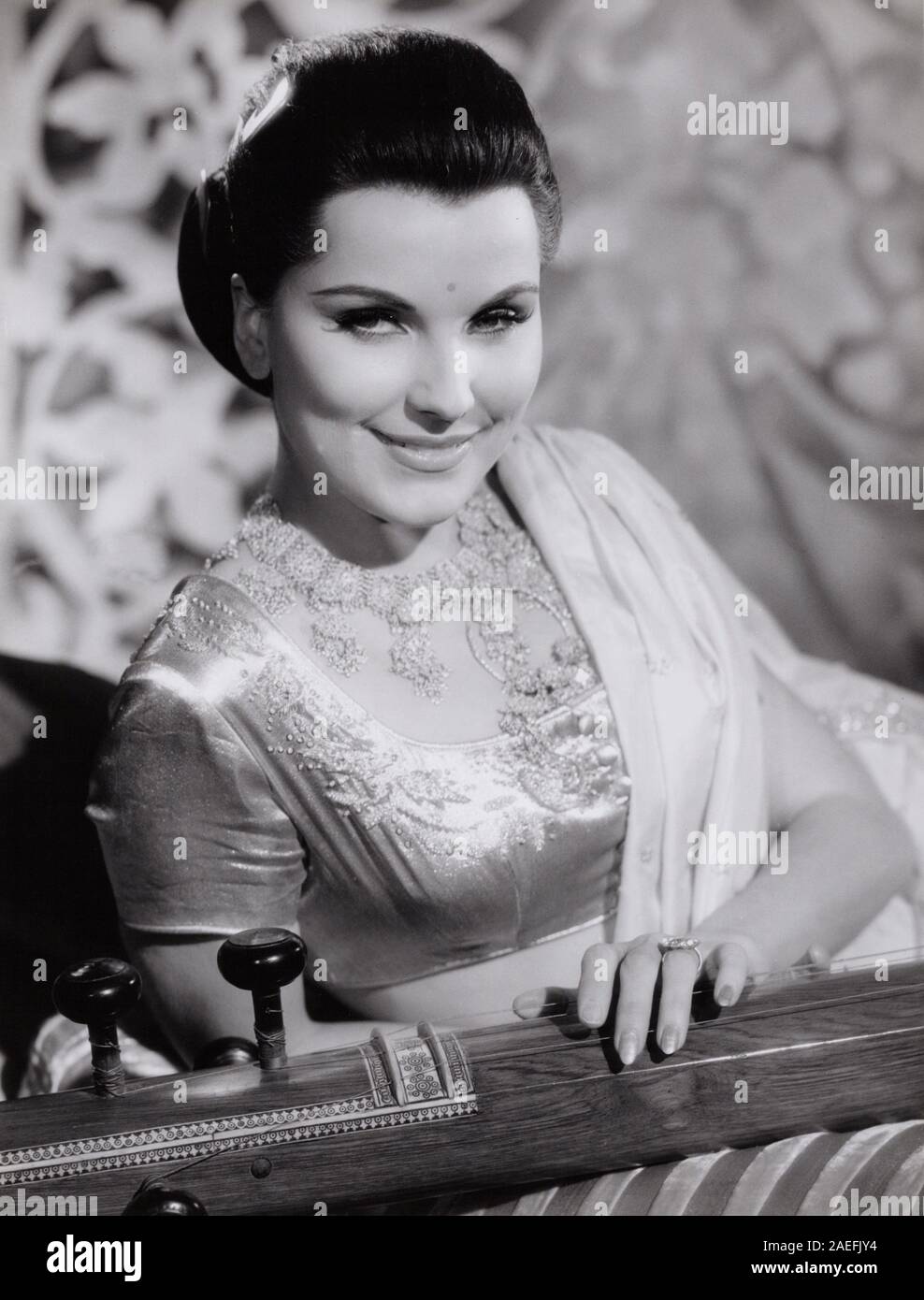 Debra Paget, amerikanische Schauspielerin, im Spielfilm "Der Tiger von ...