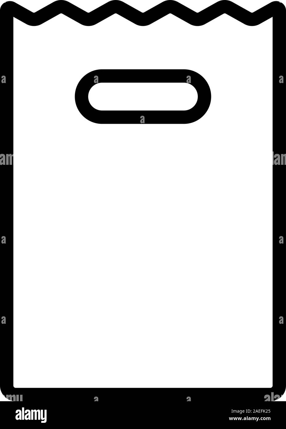 paper pack icon vector. Isolated contour symbol illustration Stock ...