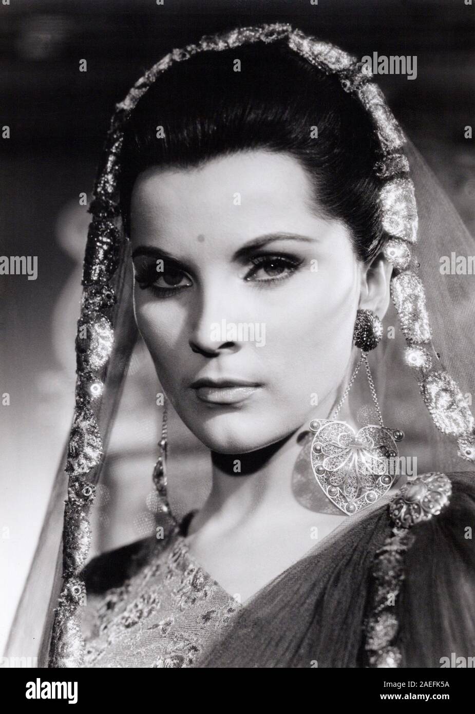 Debra Paget, amerikanische Schauspielerin, im Spielfilm "Der Tiger von ...