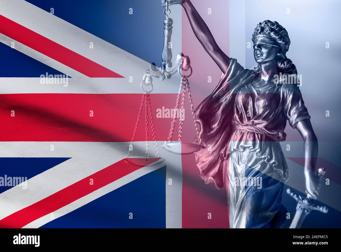 British justice symbol hi-res stock photography and images - Alamy