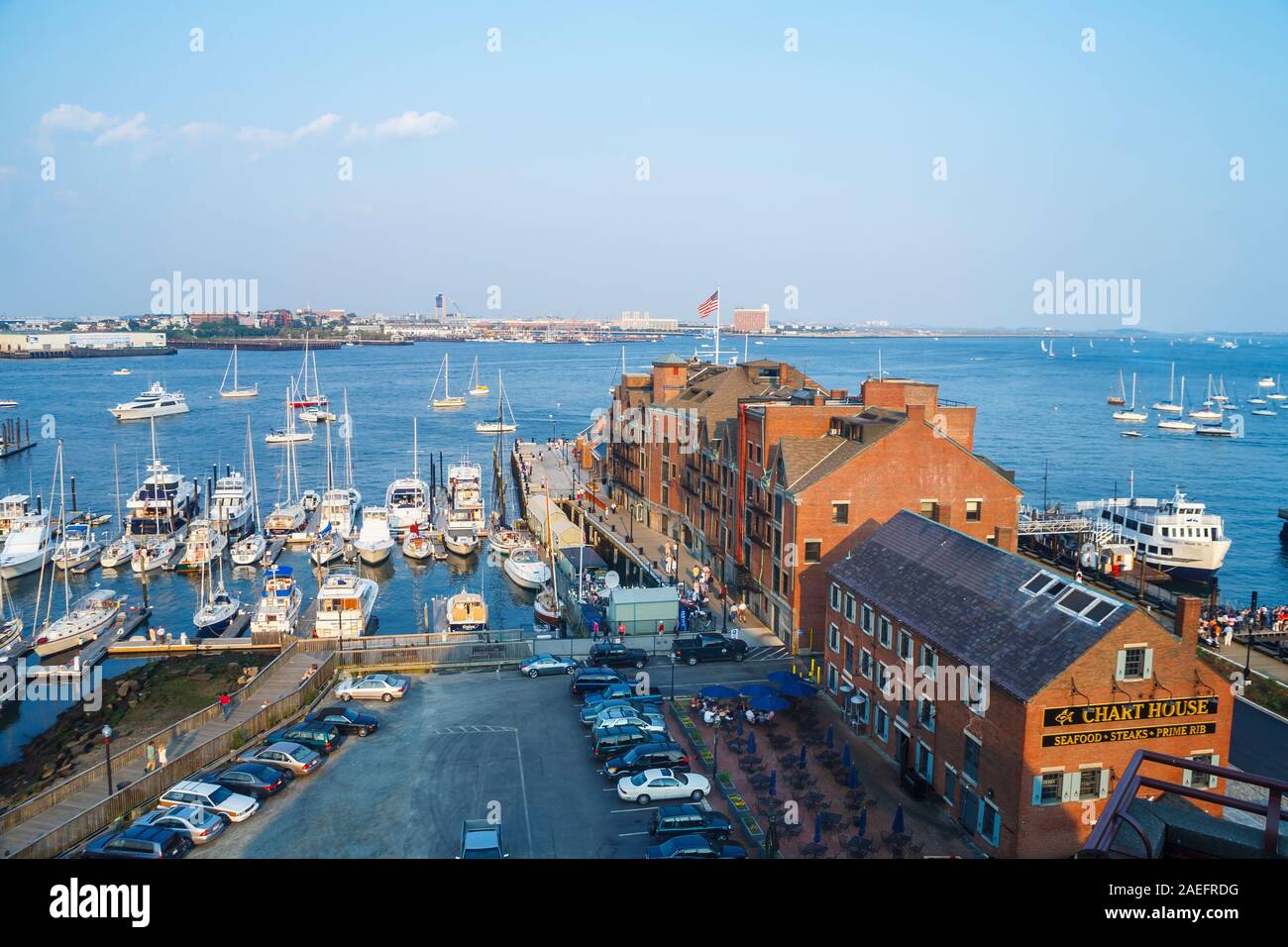 Boston harbour panorama hi-res stock photography and images - Alamy