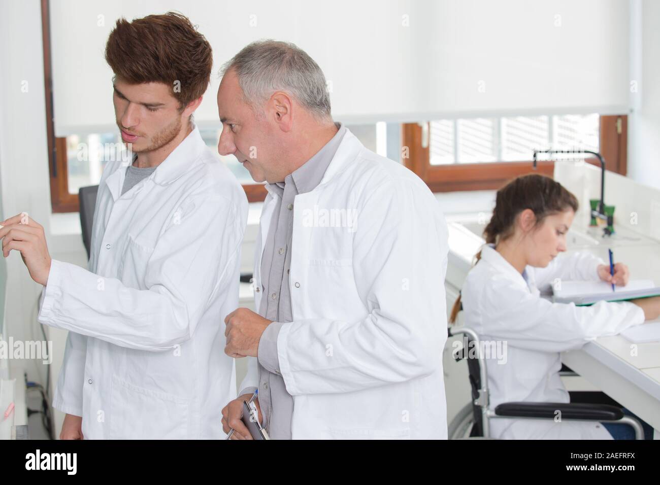 portrait of medical students in the laboratory Stock Photo - Alamy