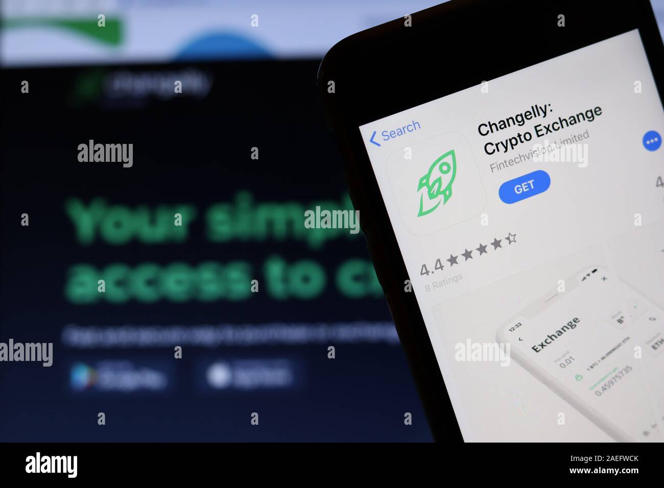 Changelly logo hi-res stock photography and images - Alamy