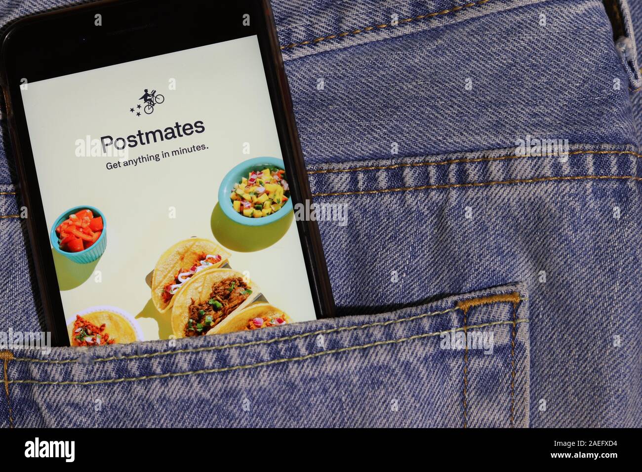 Postmates app logo hi-res stock photography and images - Alamy