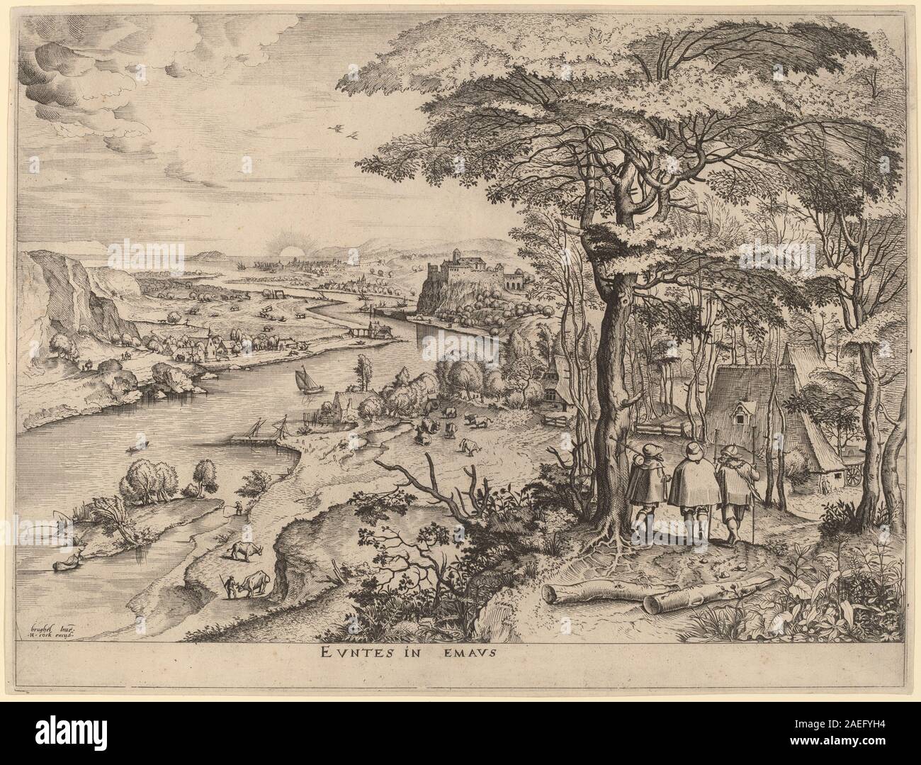 Engraving by Johannes and Lucas van Doetechum after Pieter Bruegel the ...
