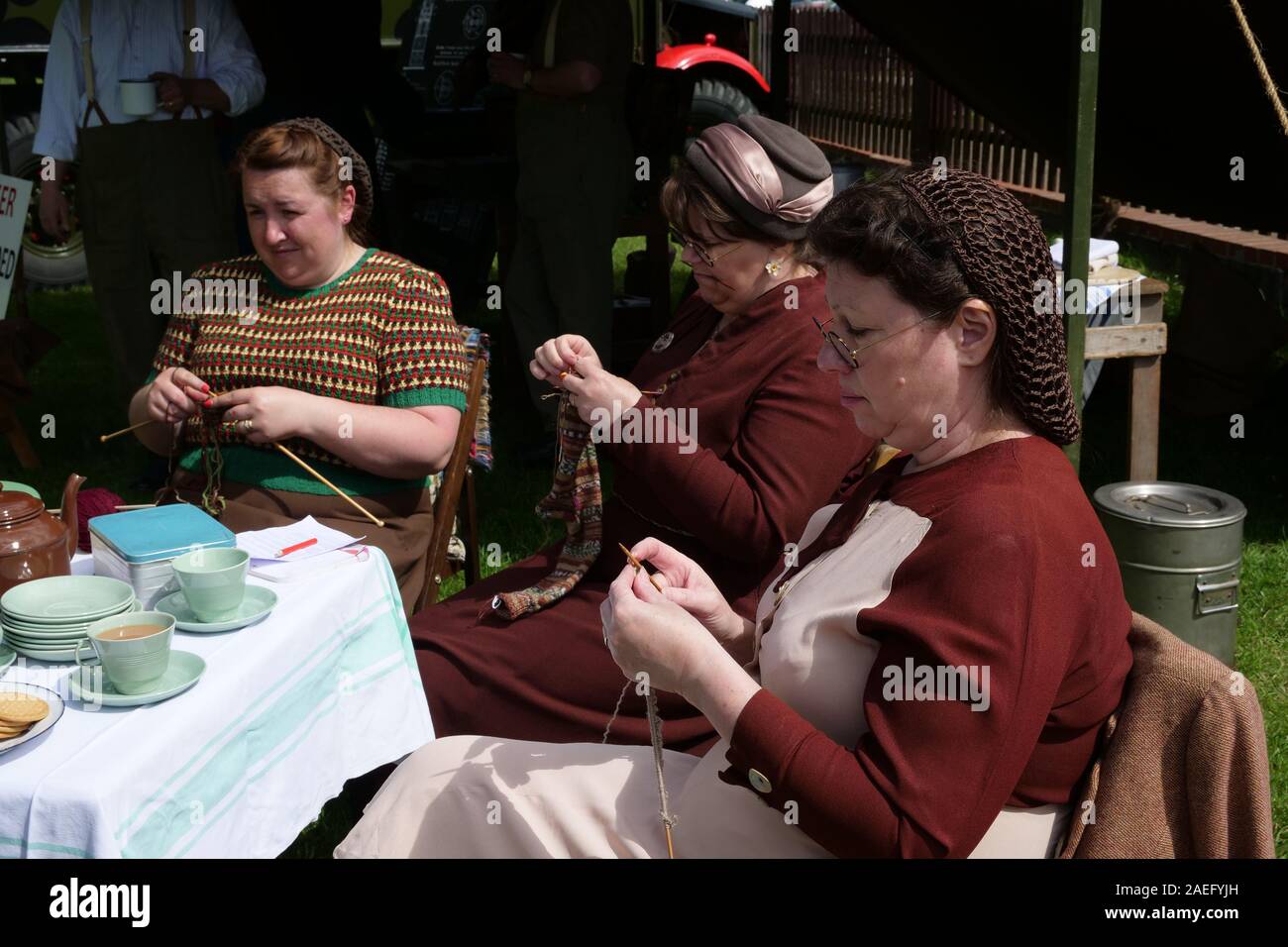 Bressingham 1940s day hi-res stock photography and images - Alamy