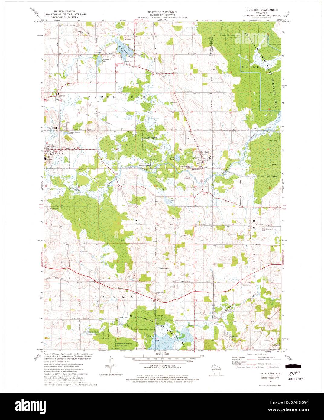 Map of st cloud Cut Out Stock Images & Pictures - Alamy