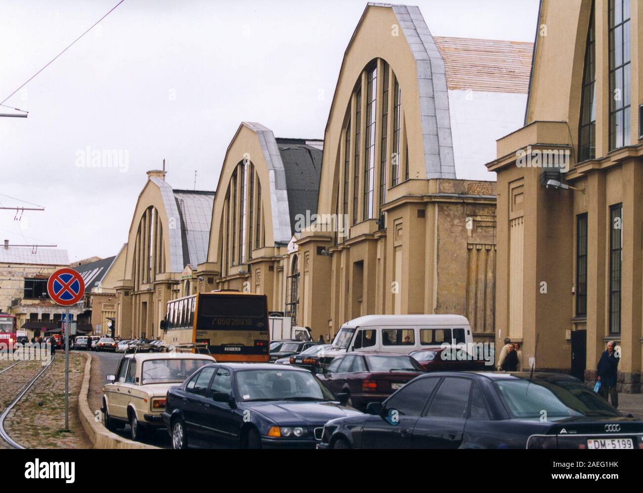 RIGA Latvia The Central market originaly built as hangars for Zeppelin ...