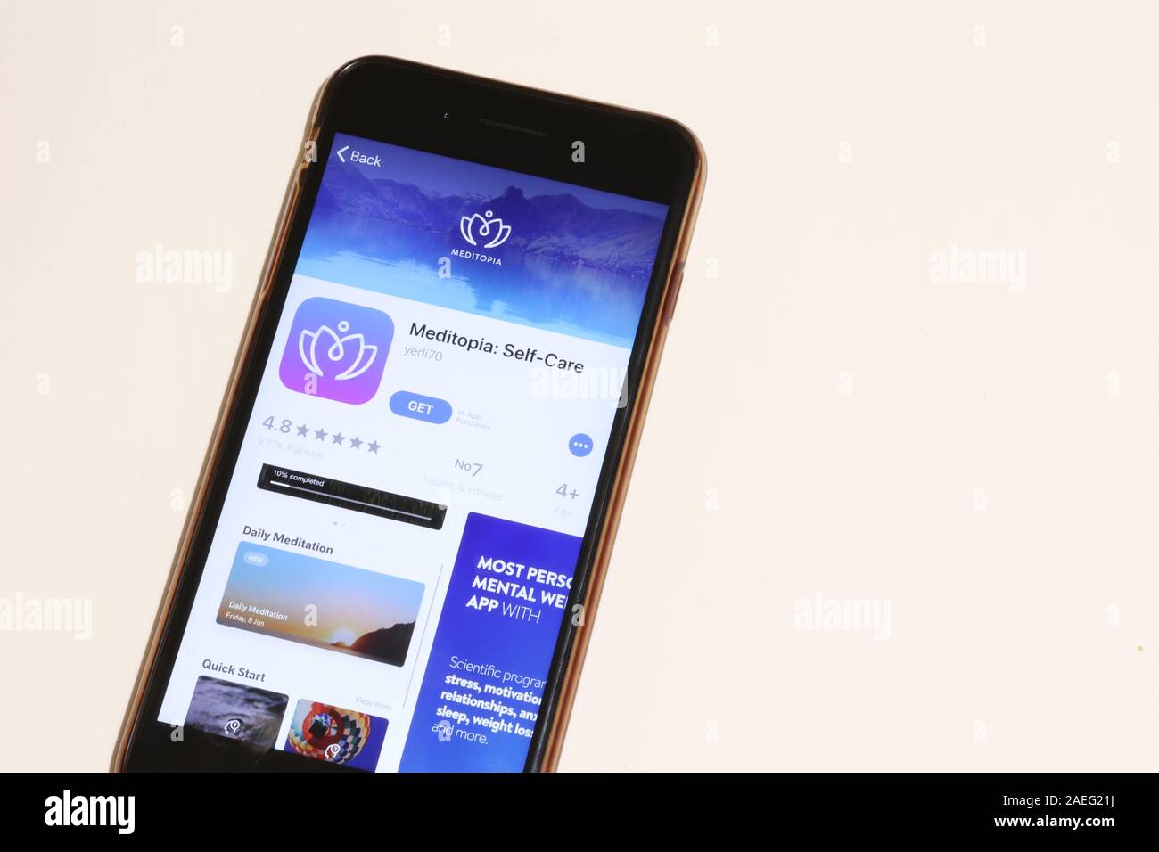 Meditopia logo hi-res stock photography and images - Alamy