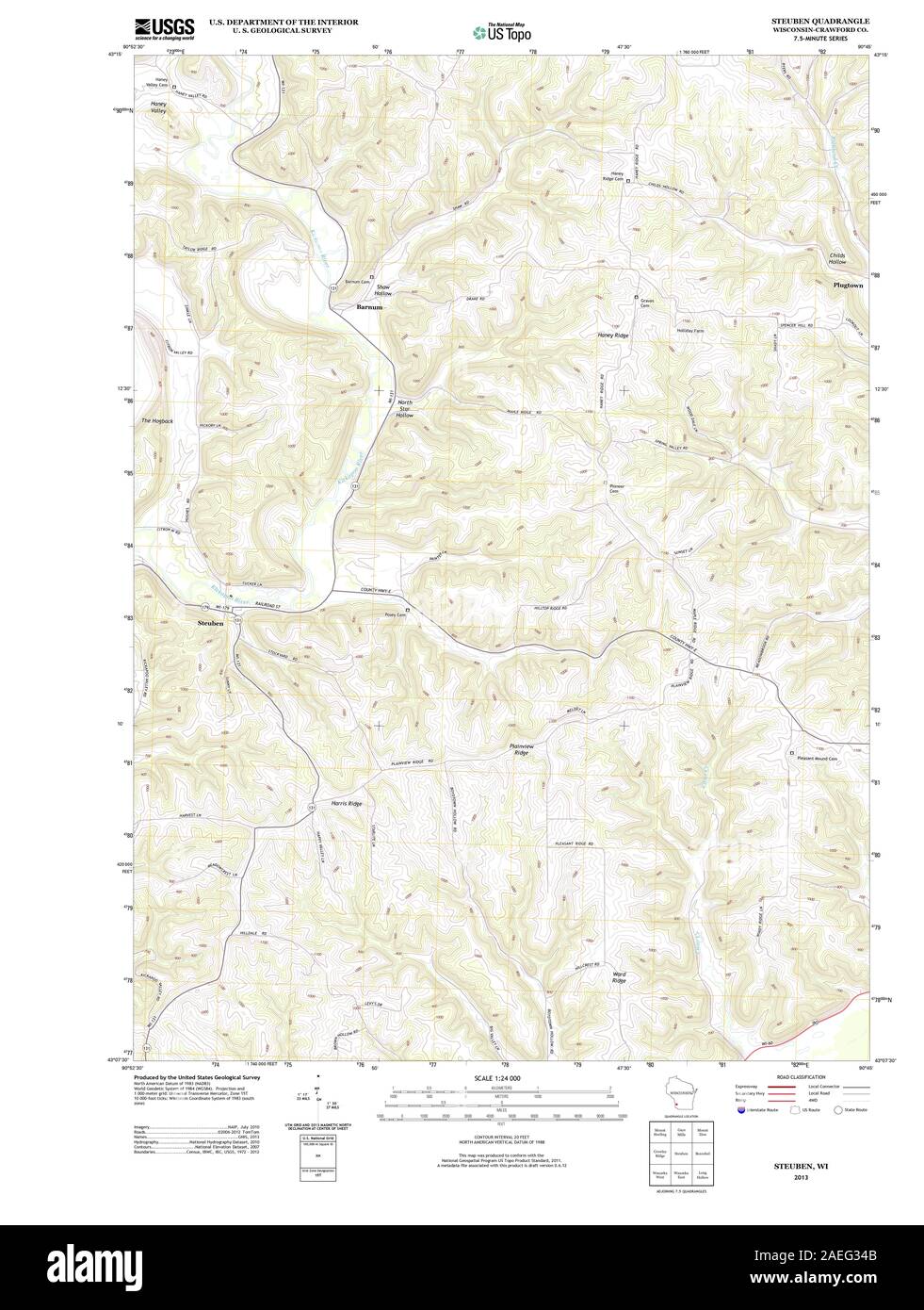 Steuben map Cut Out Stock Images & Pictures - Alamy