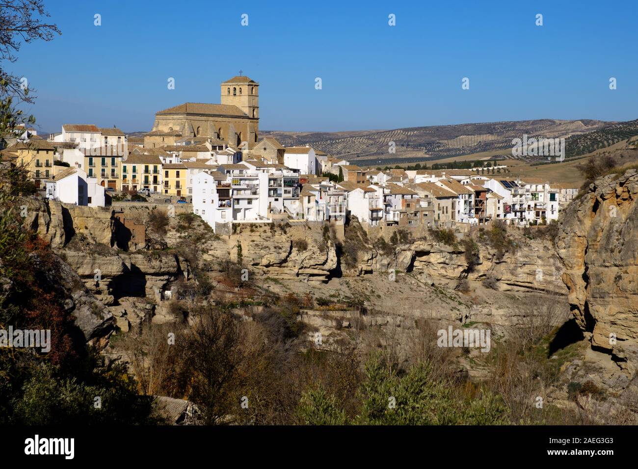 A walk through the Gorge of the Rio Alhama from Alhama de Granada in ...