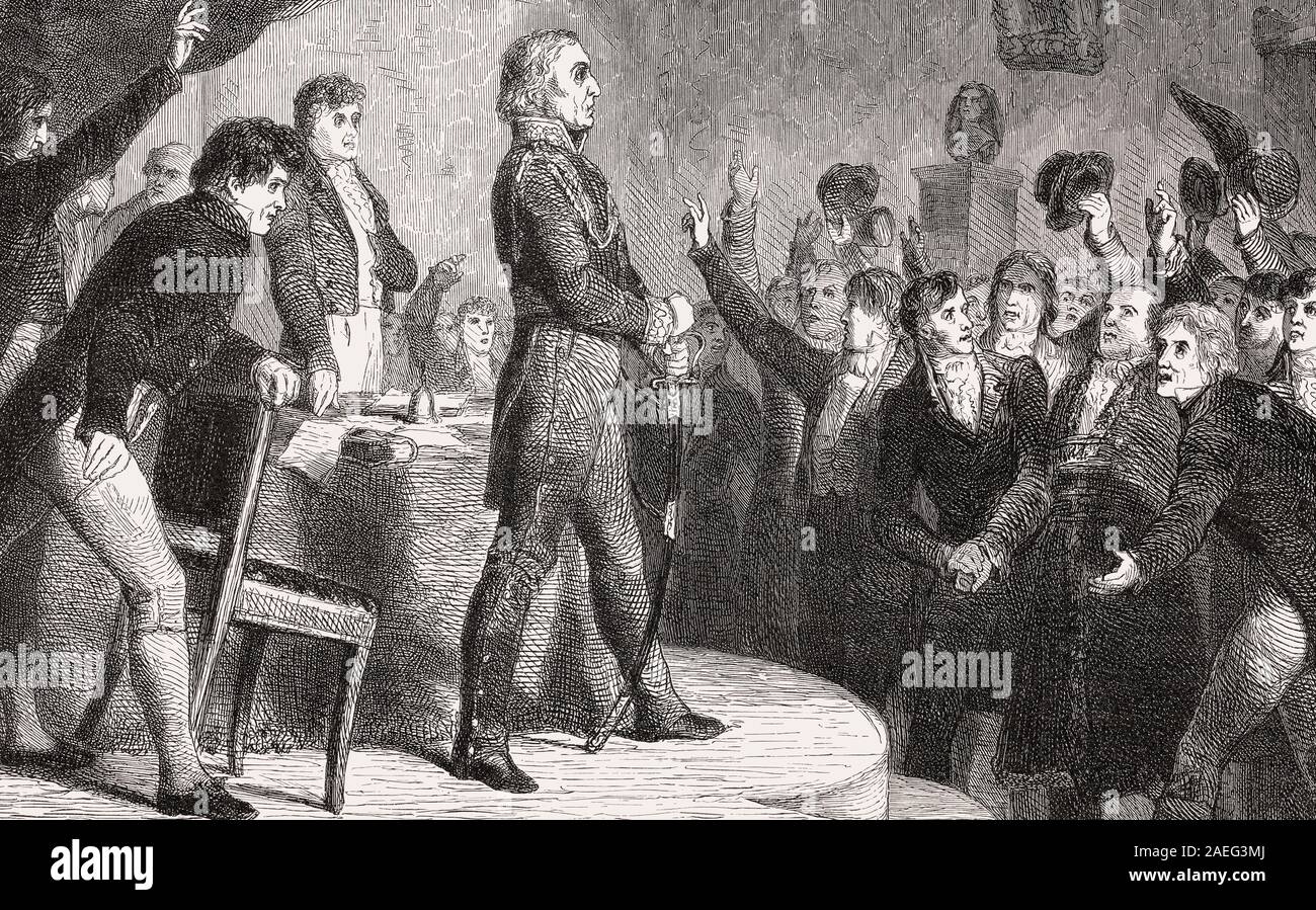 Graf Yorck von Wartenburg addressing the East Prussian Estates on 5 ...