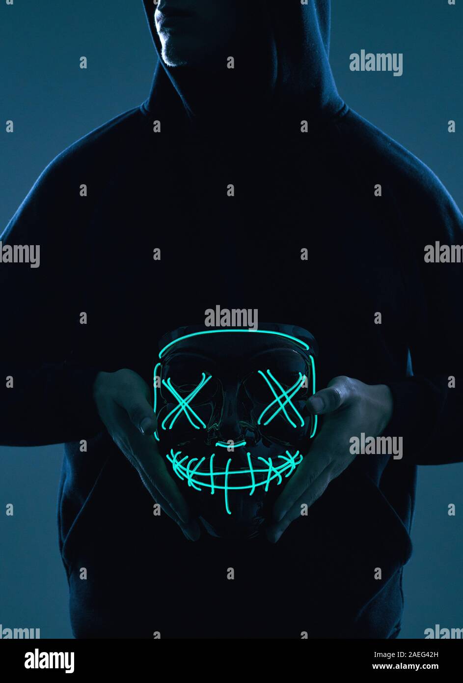 Hooded Man Profile