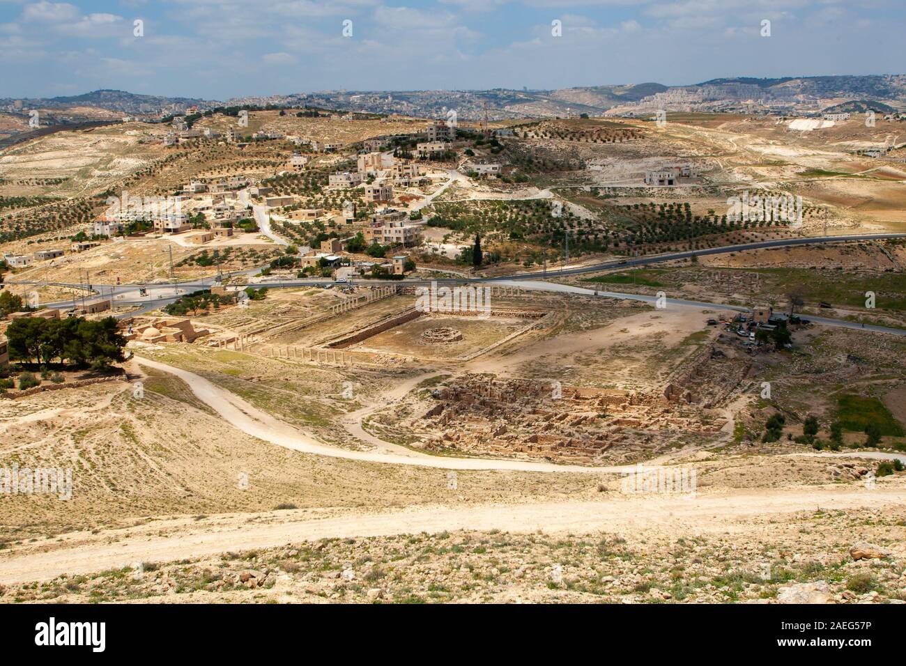 Herodion herodium lower city roman hi-res stock photography and images ...
