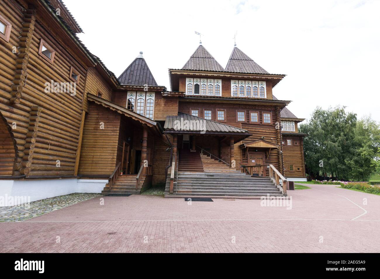 Wooden palace of tzar Aleksey Mikhailovich in Kolomenskoe ...