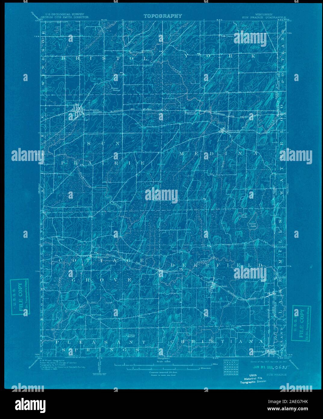Map of sun prairie hi-res stock photography and images - Alamy
