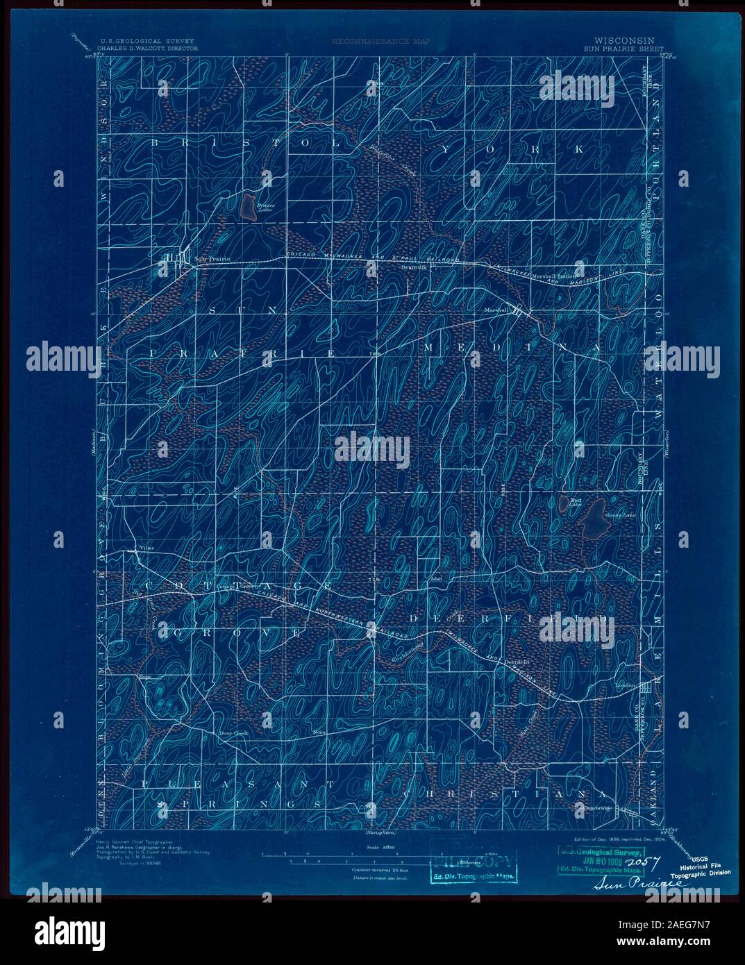 Map of sun prairie hi-res stock photography and images - Alamy