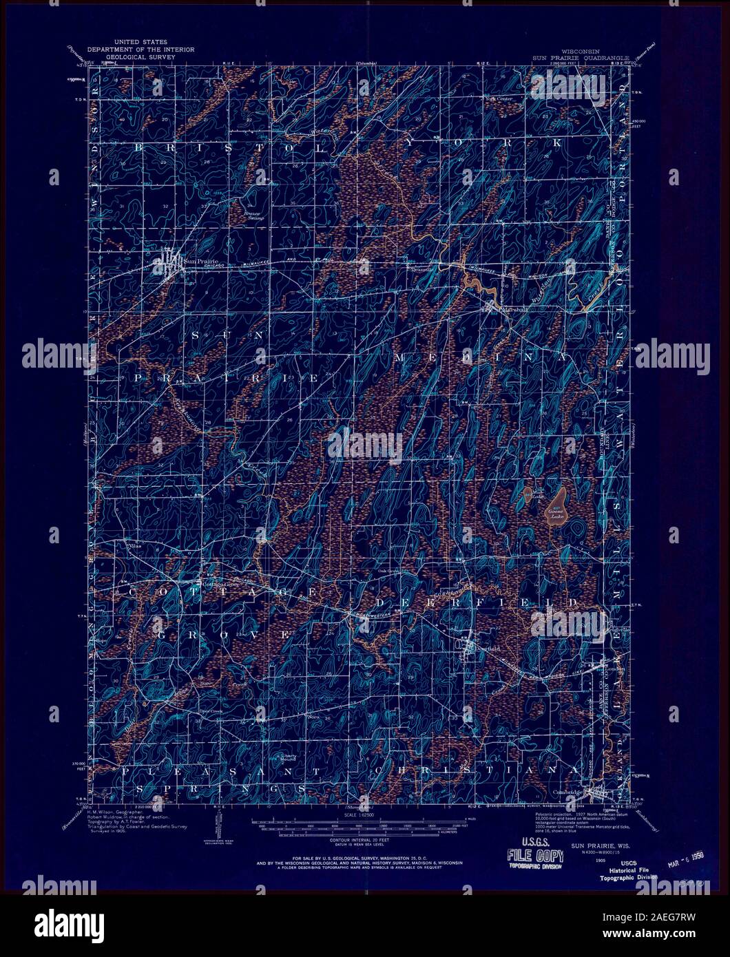 Map of sun prairie hi-res stock photography and images - Alamy