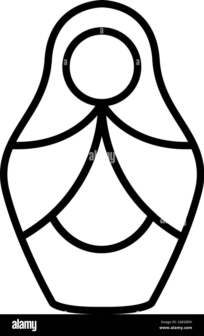 Matrioska drawing hi-res stock photography and images - Alamy