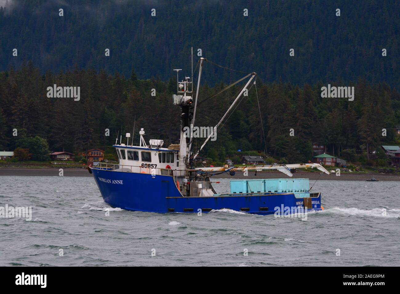 Commercial fishing boat Stock Photo - Alamy