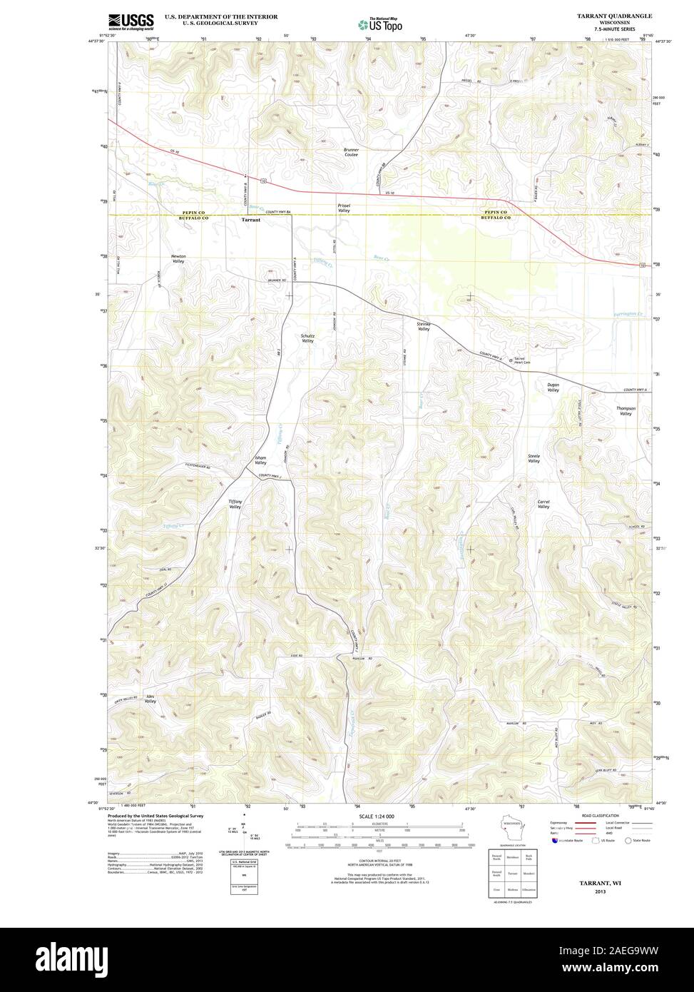 Tarrant map hi-res stock photography and images - Alamy