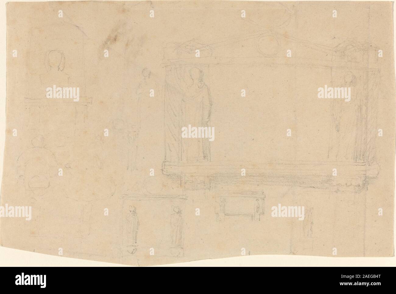 Designs for Monuments by John Flaxman depicts architectural and ...