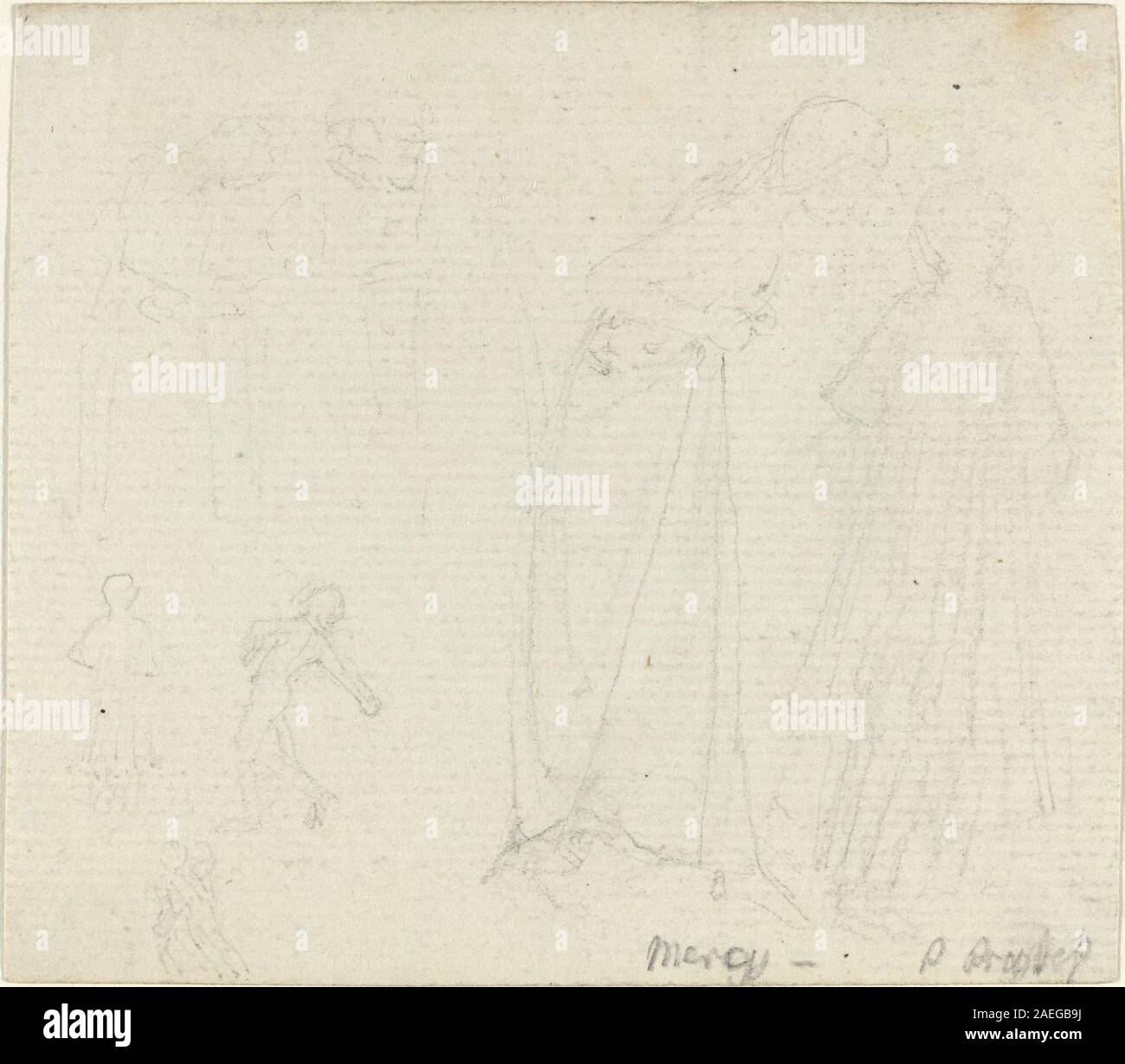 John Flaxman, Figure Studies Figure Studies Stock Photo - Alamy