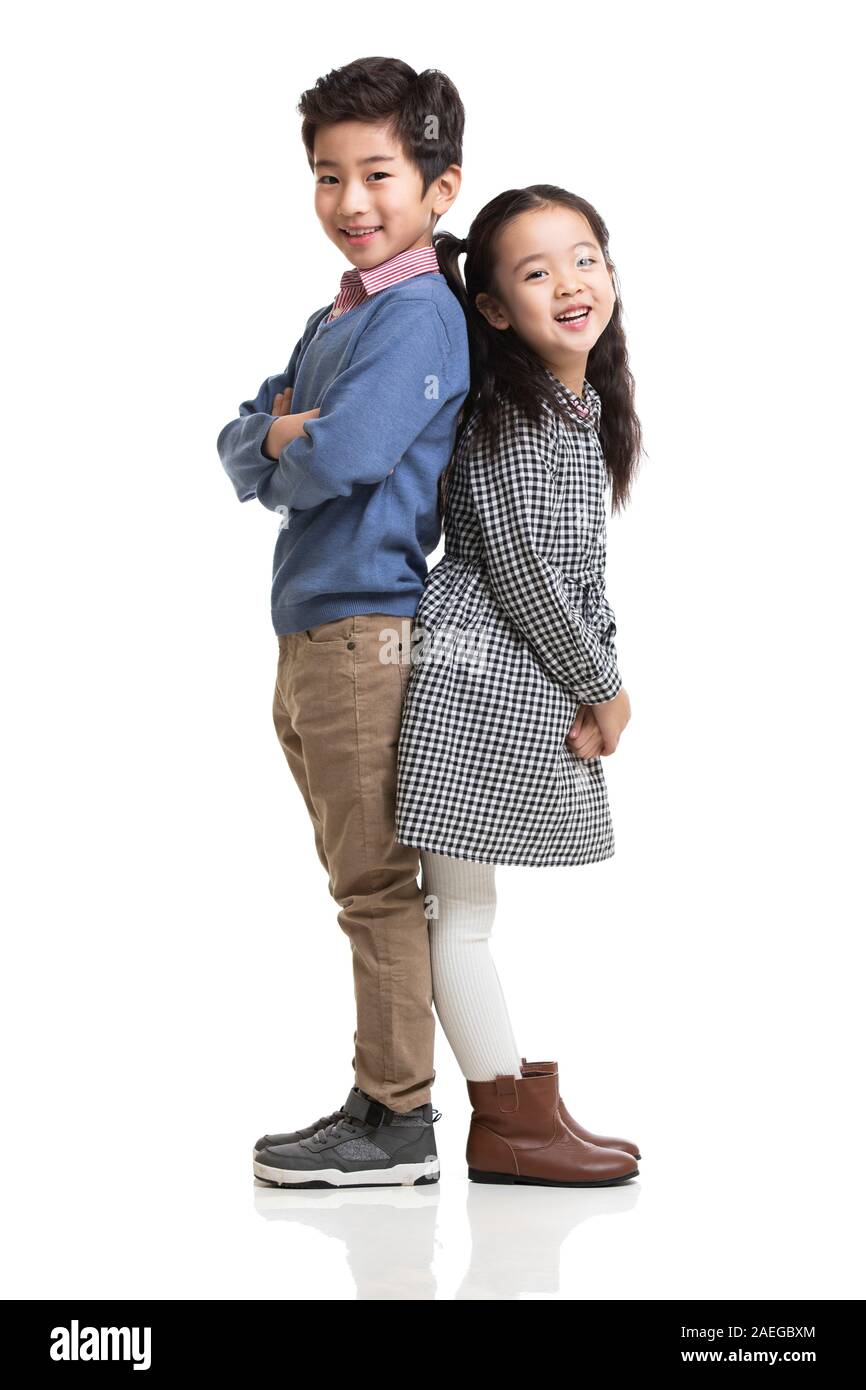 Two happy children Stock Photo - Alamy