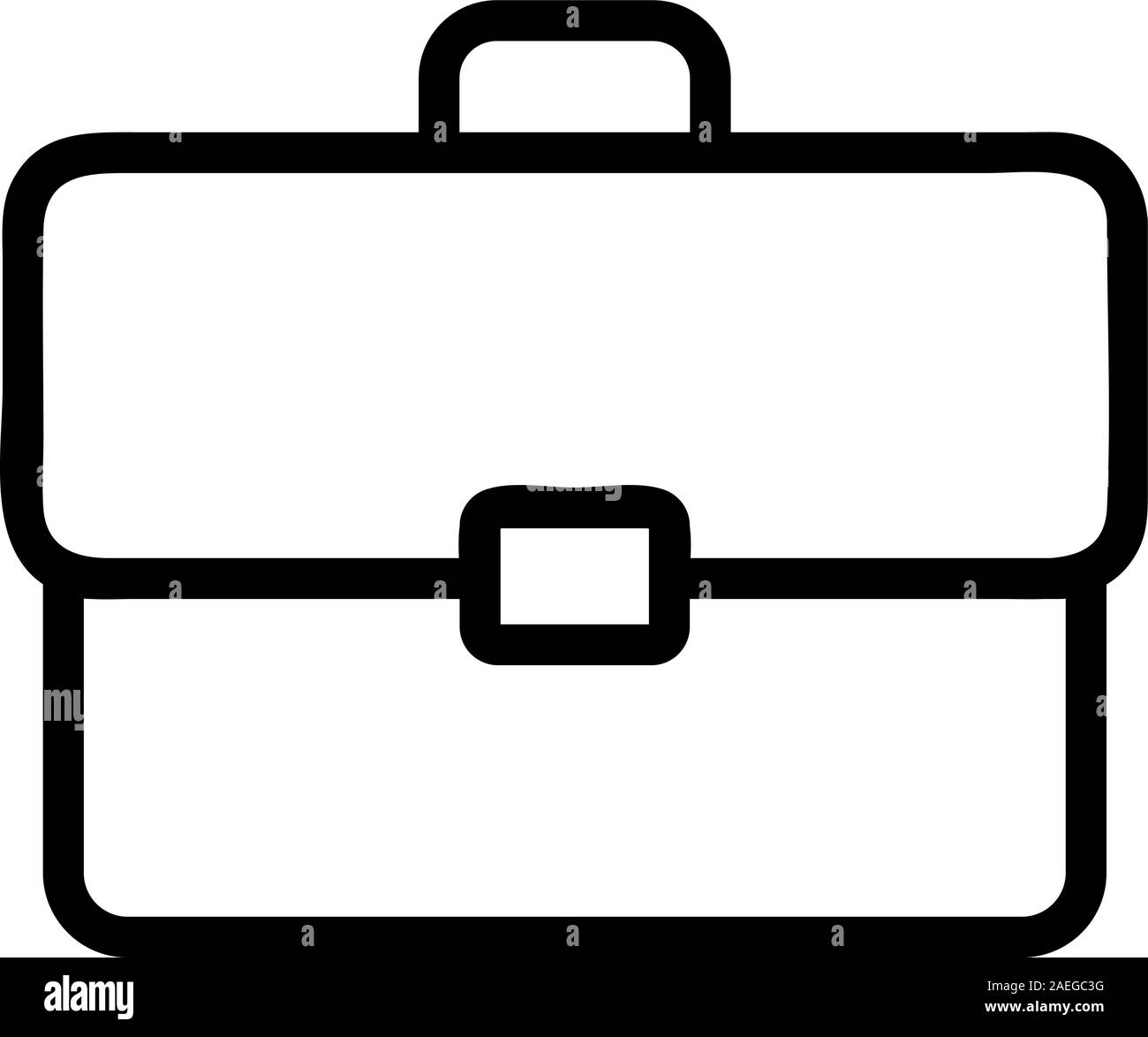 portfolio icon vector. Isolated contour symbol illustration Stock ...