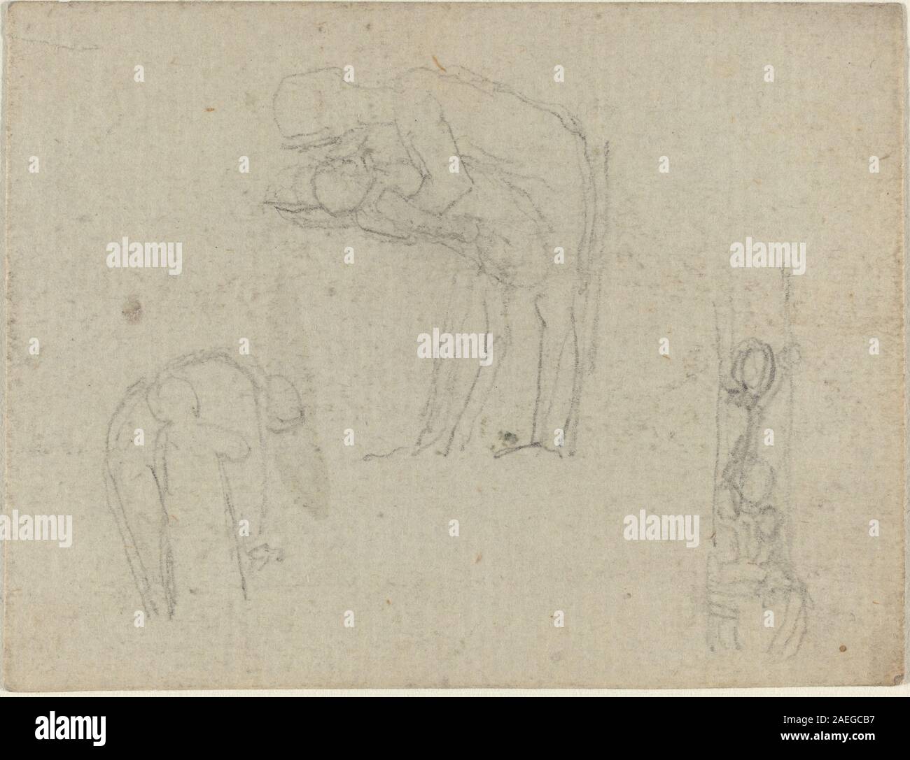 Three Groups of Figures by John Flaxman shows clusters of human figures ...