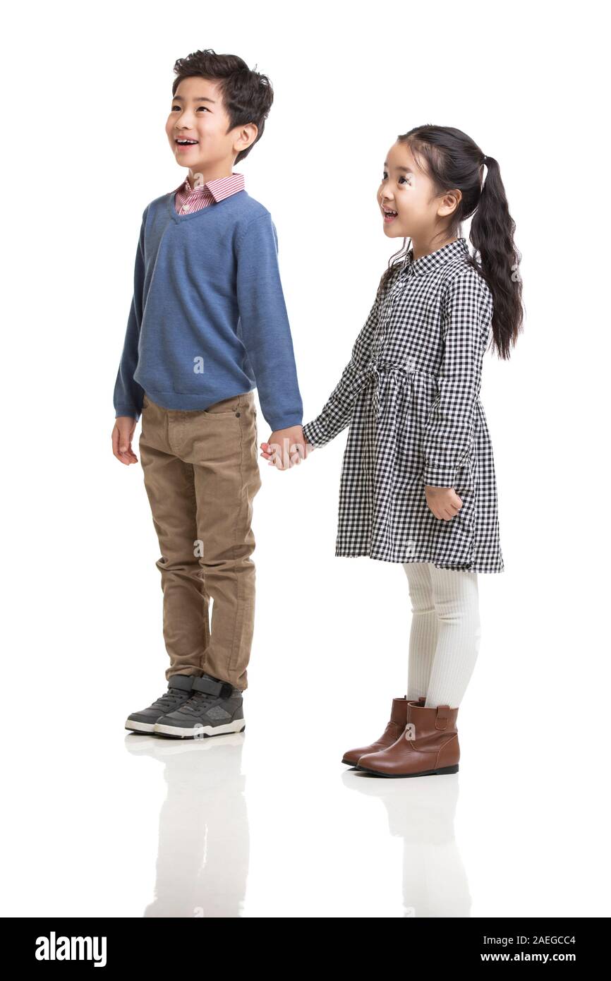 Two happy children Stock Photo - Alamy