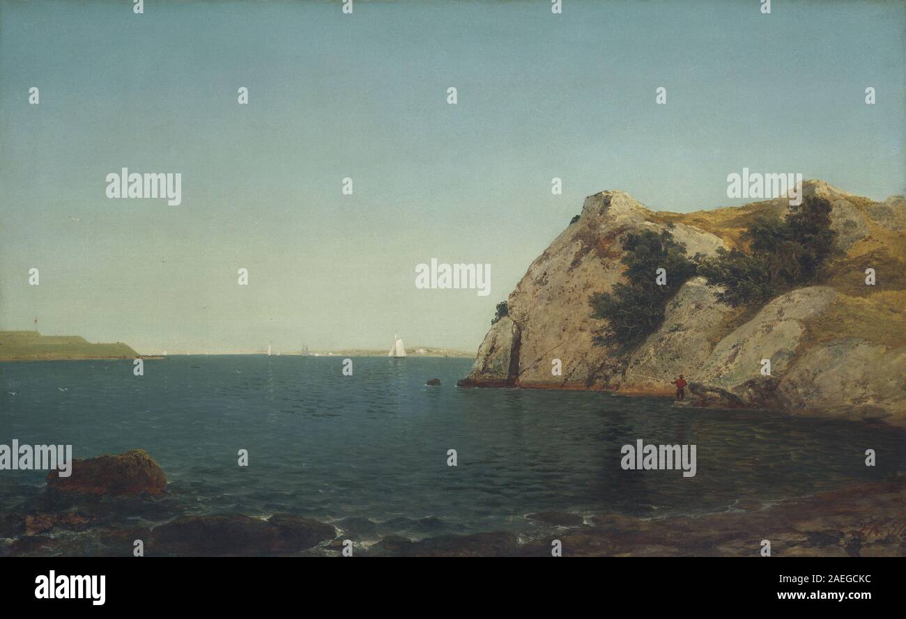 This landscape painting by John Frederick Kensett, 1857, depicts Beacon ...