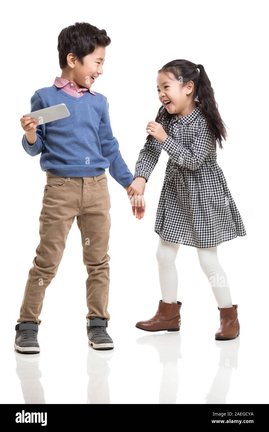 Happy children having fun Stock Photo - Alamy